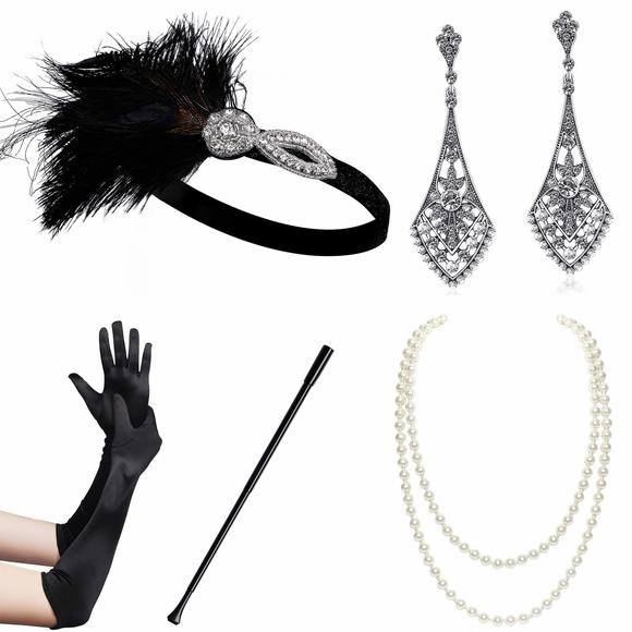 Ваbеуоnd | Accessories | 92s Flapper Accessoriess Gatsby Costume ...